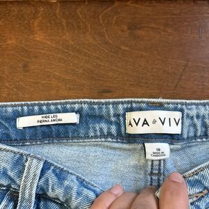 Ava & Viv | Jeans | Nwt Ava Viv High Rise Relaxed Fit Wide Leg Jeans ...